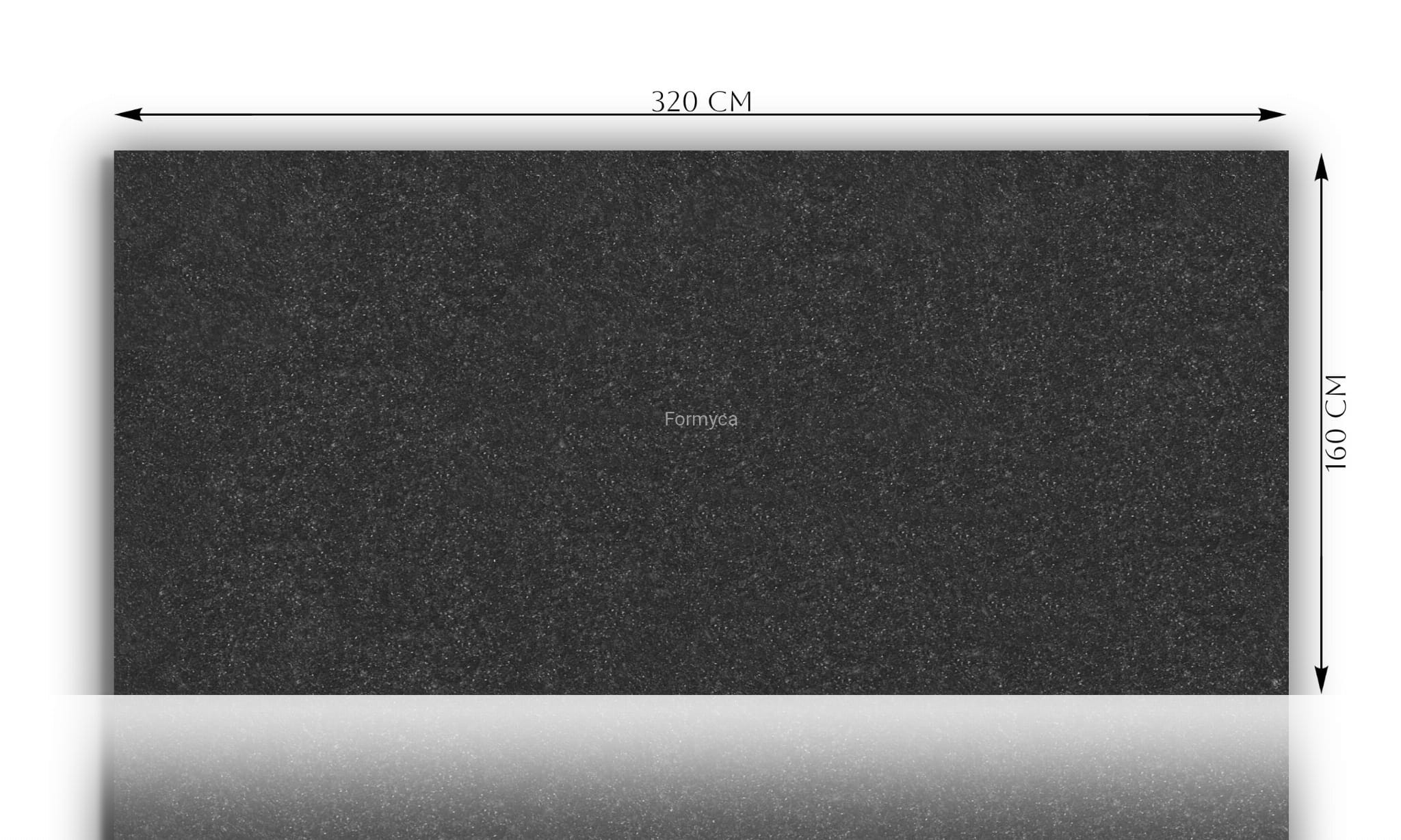 Küchenarbeitsplatte - Agglomarmor Nero 2cm Formyca online